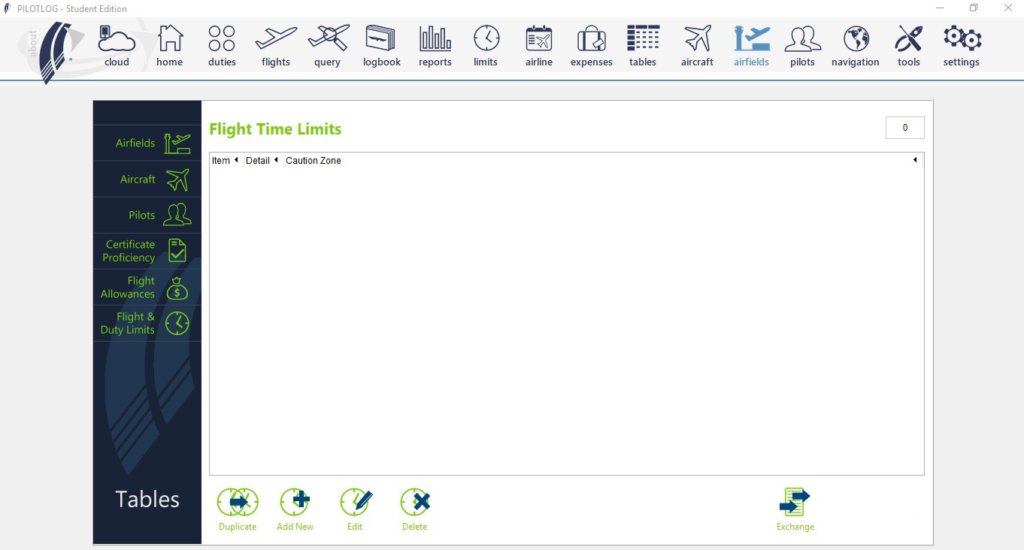 Features – CrewLounge PILOTLOG